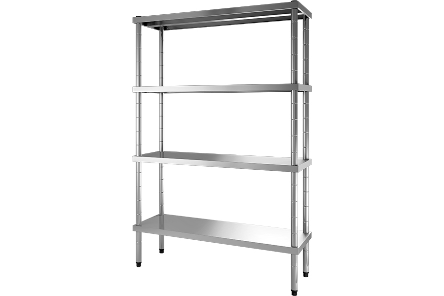 Mobili Inox :: Scaffali inox :: Scaffali inox con 4 ripiani altezza ...